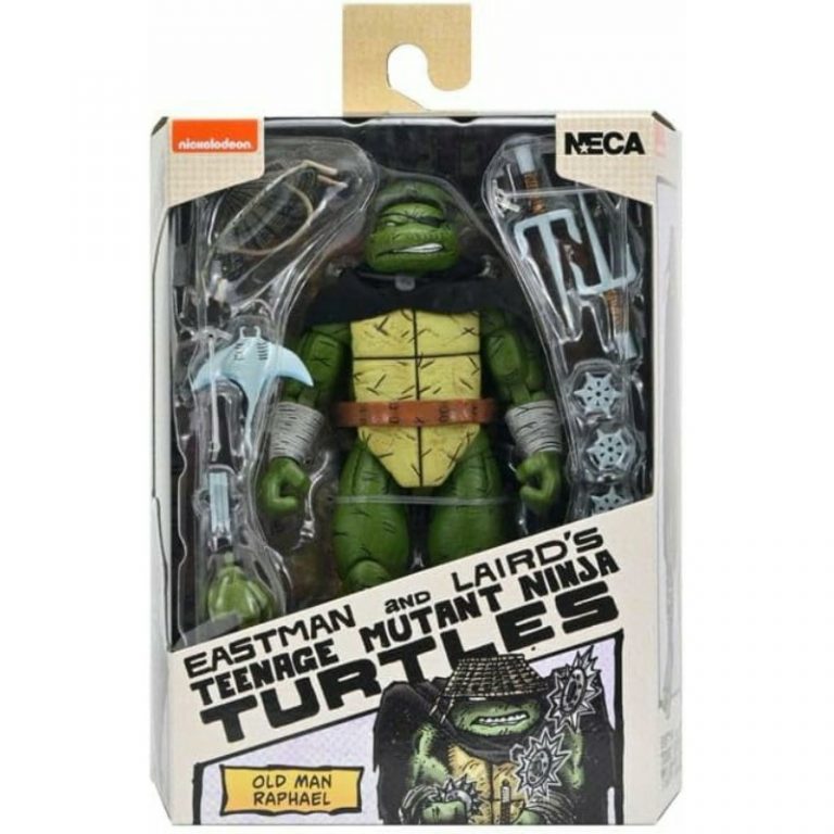 TMNT COMIC OLD MAN RAPHAEL (MIRAGE COMICS) 7 INCH SCALE ACTION FIGURE ...